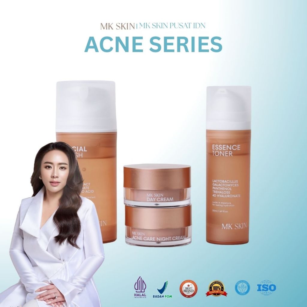 Jual MK SKIN Paket Wajah Acne Series - treatment wajah berjerawat dan ...