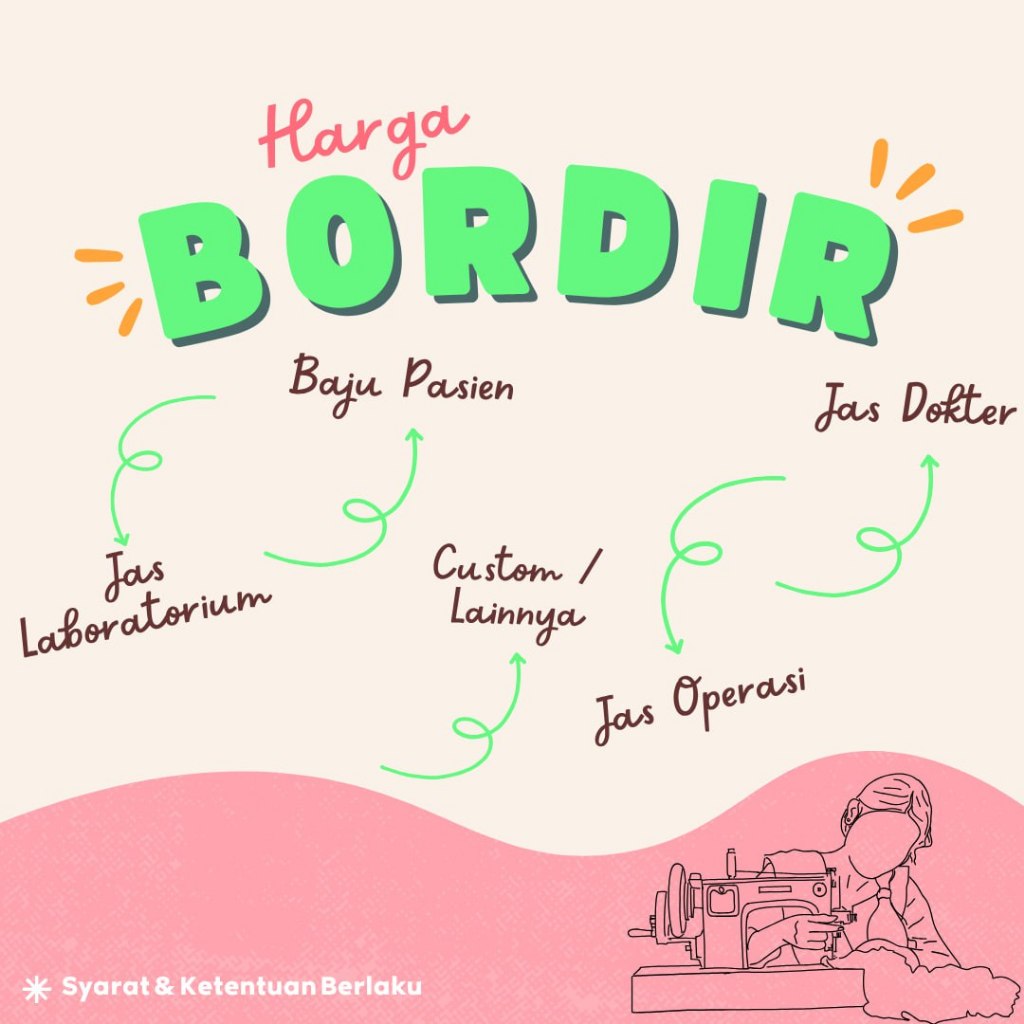 Jual Bordir Custom Satuan Bordir Logo Bordir Nama Emblem Bordir ...