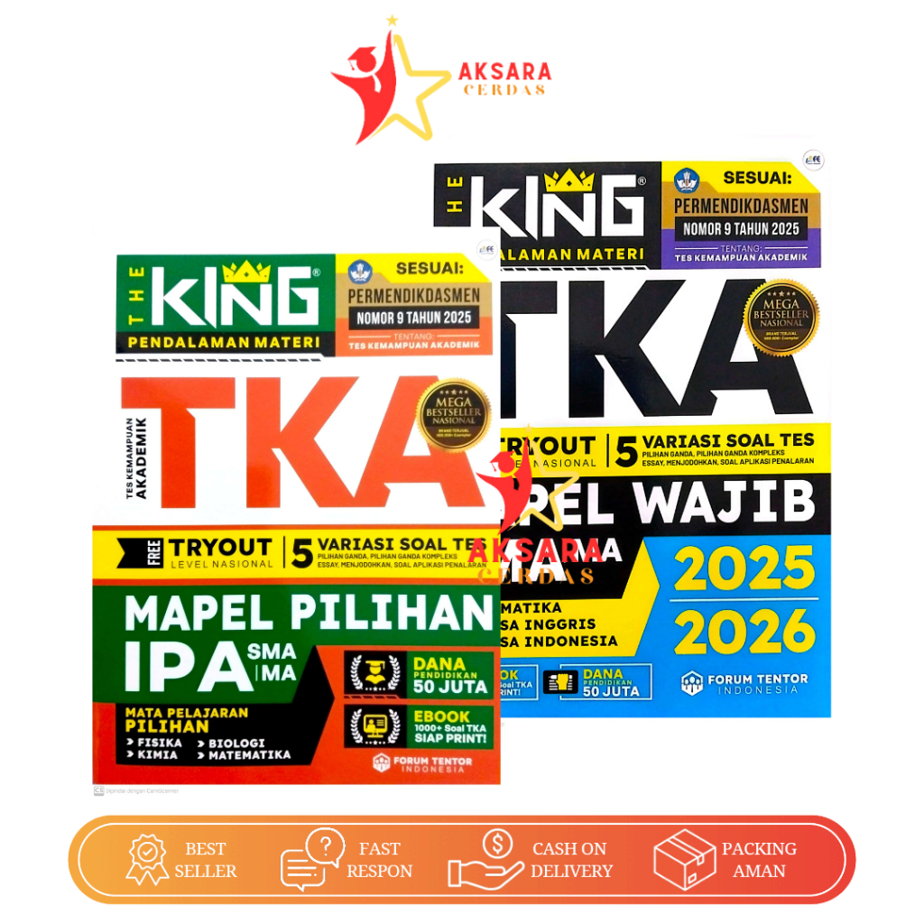 Jual Buku The King TKA Mapel Wajib IPA SMA MA Pendalaman Materi Lengkap New Update Disertai Bank ...
