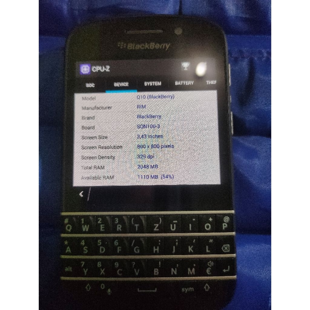 Jual JUAL BLACKBERRY Q10 SNAPDRAGON S4 RAM 2/16 JARINGAN 4G LTE ALL ...