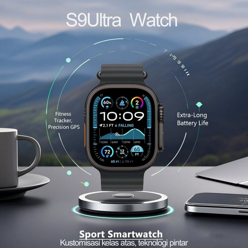 Jual [Penawaran Spesial] Jam Tangan Pintar S9 Ultra | NFC, GPS ...