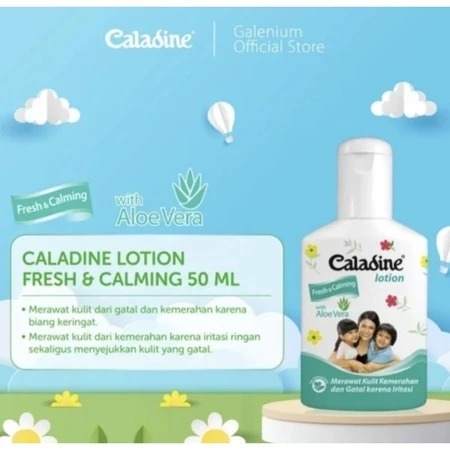 Jual Caladine Lotion Fresh & Calming With Aloe Vera 50 mL (Mengatasi ...