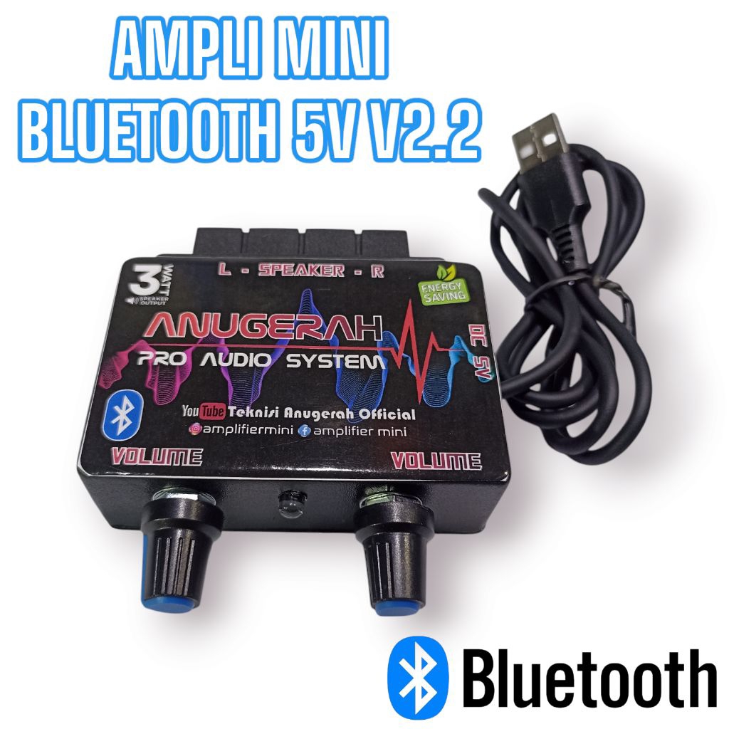 Jual AMPLI MINI BLUETOOTH 5V | AMPLIFIER BLUETOOTH 5VOLT DC PAM8403 ...