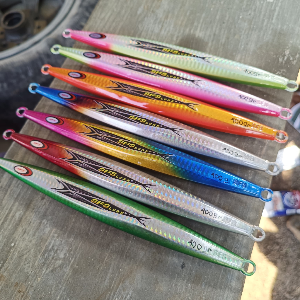 Jual METAL JIG 300GRAM 400GRAM 500GRAM FUL GID UMPAN PANCING METAL JIG ...