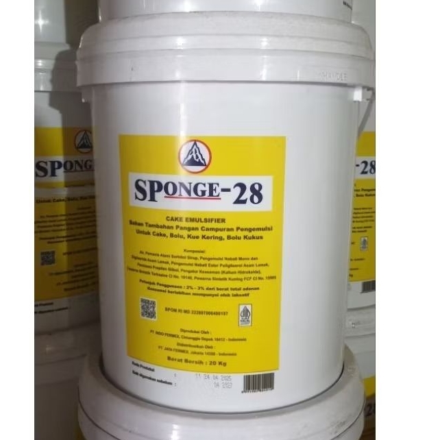Jual SP Sponge 28 Kemasan 20kg/Cake Emulsifier | Shopee Indonesia