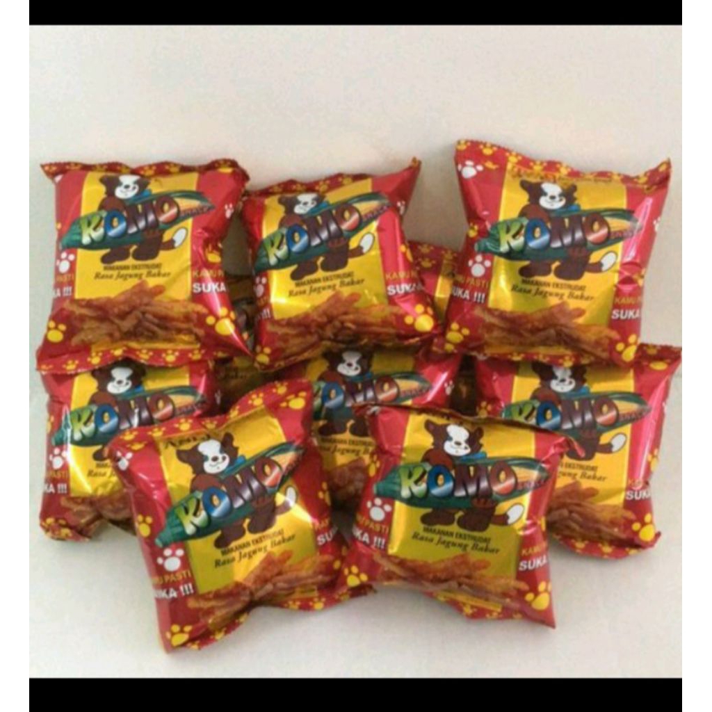 Jual Chiki Komo Rasa Jagung Bakar 1 Pack Isi 10 Pcs/Snack Jadul ...