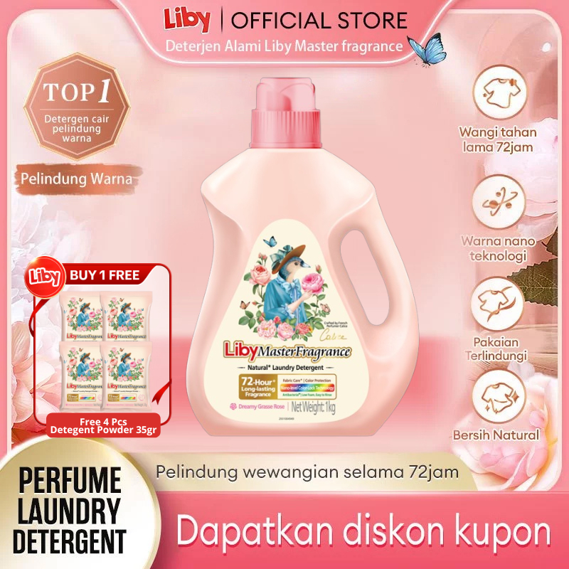 Jual BISA COD BELI 1 GRATIS 4 - LIBY Deterjen Cair Laundry Liquid ...
