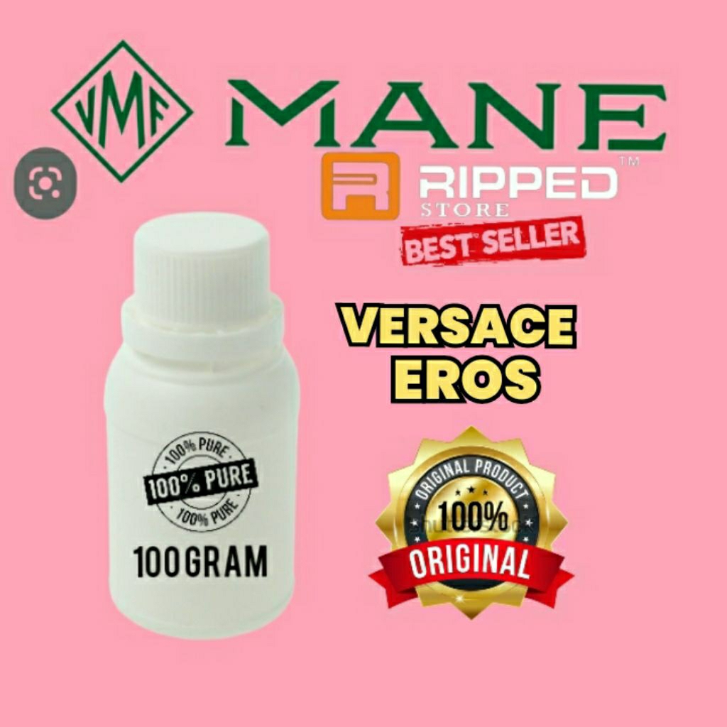 Jual (100ML) Bibit Parfum Murni Versace Eros | By Mane Original ...