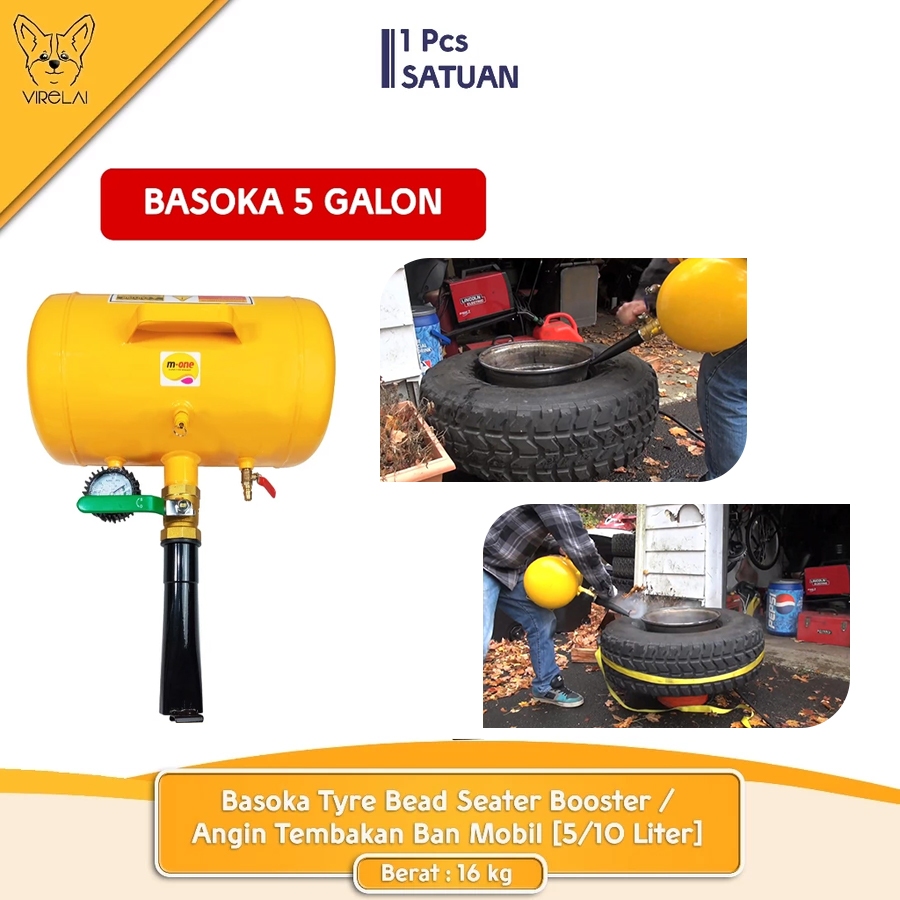Jual Basoka 5 Galon - Bazooka Tyre Bead Seater Booster Angin Tembakan ...