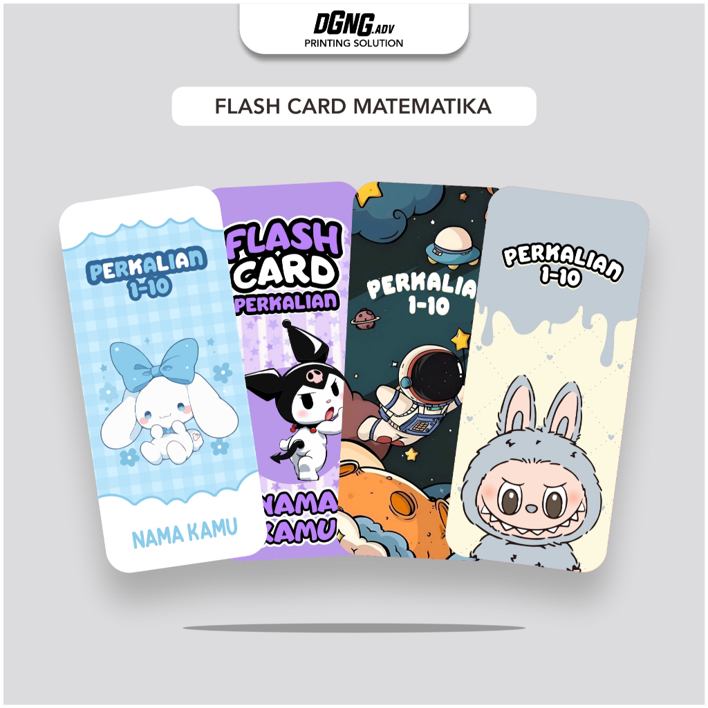Jual FLASH CARD PERKALIAN | fLASH CARD MATEMATIKA | Shopee Indonesia