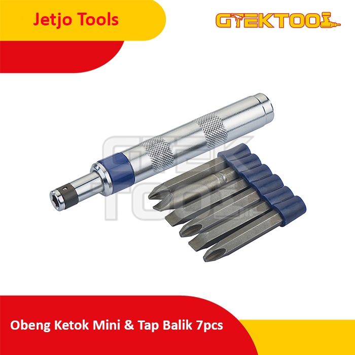 Jual Jetjo Tools Obeng Ketok Mini & Tap Balik 7pcs Set Putar Impact ...