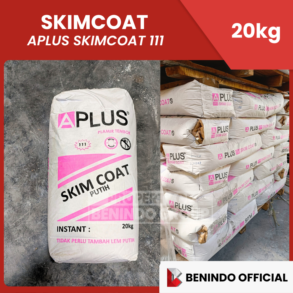 Jual Aplus Skimcoat 1 1 1 PUTIH 20 Kg | Shopee Indonesia