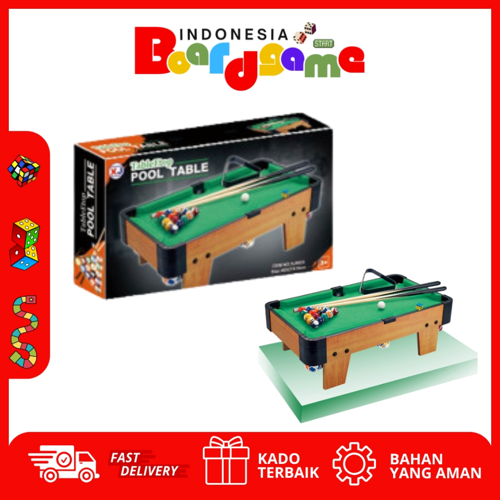 Jual Mainan Snooker Biliard Table HW22034743 | Shopee Indonesia