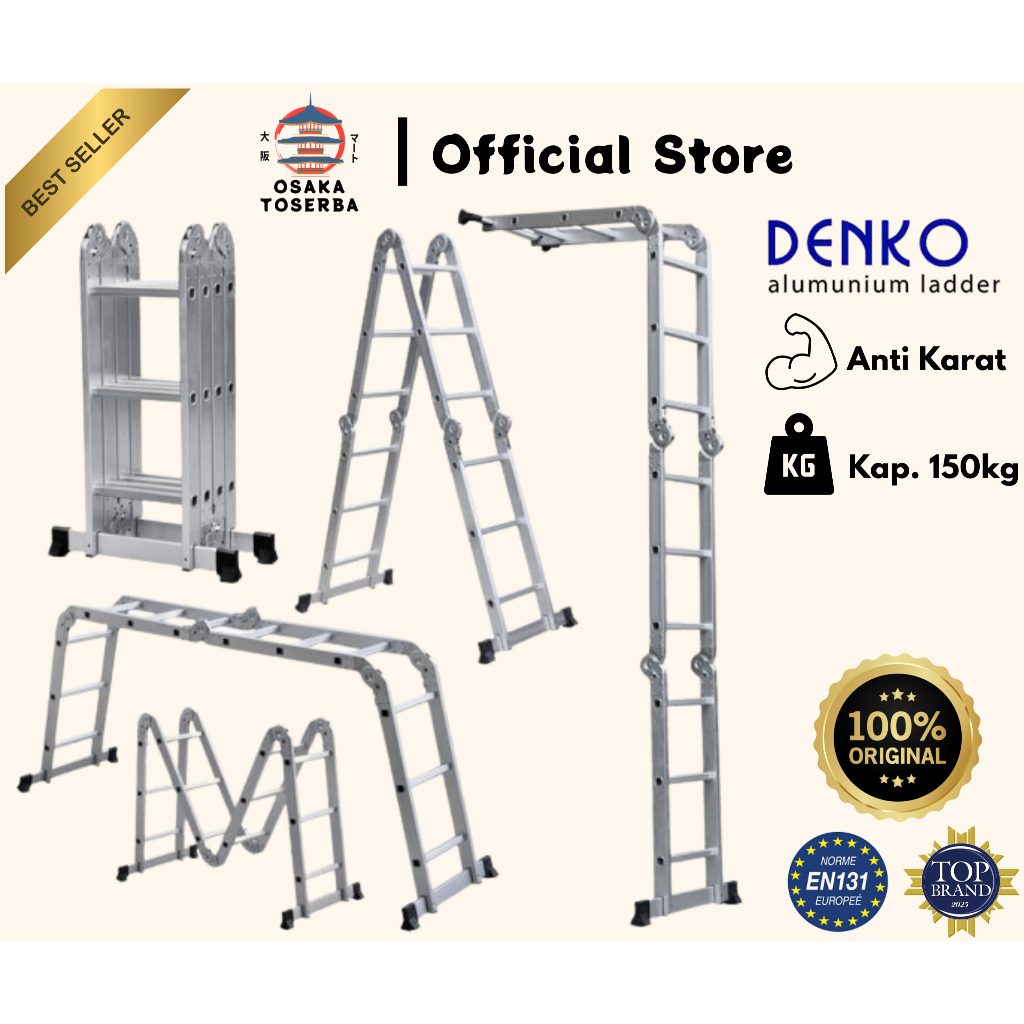 Jual Tangga Lipat Aluminium Multipurpose Tangga Lipat Multifungsi ...