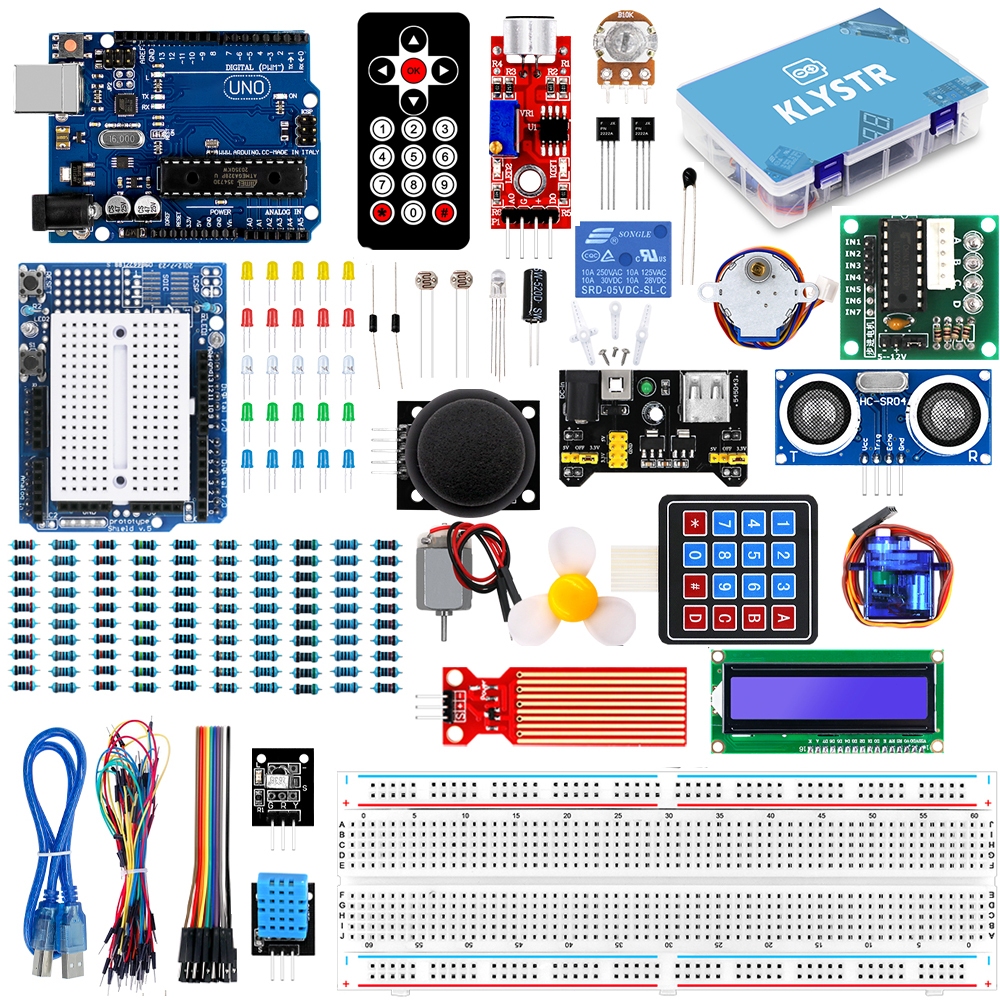 Jual KLYSTR UNO R3 Project Super Starter Kit for Arduino UNO R3 with ...