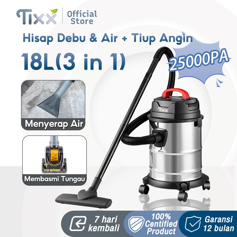 Jual TIXX Vacuum Cleaner 18L 3in1 Vakum/Air Hisap/Blower Vacum Blower ...