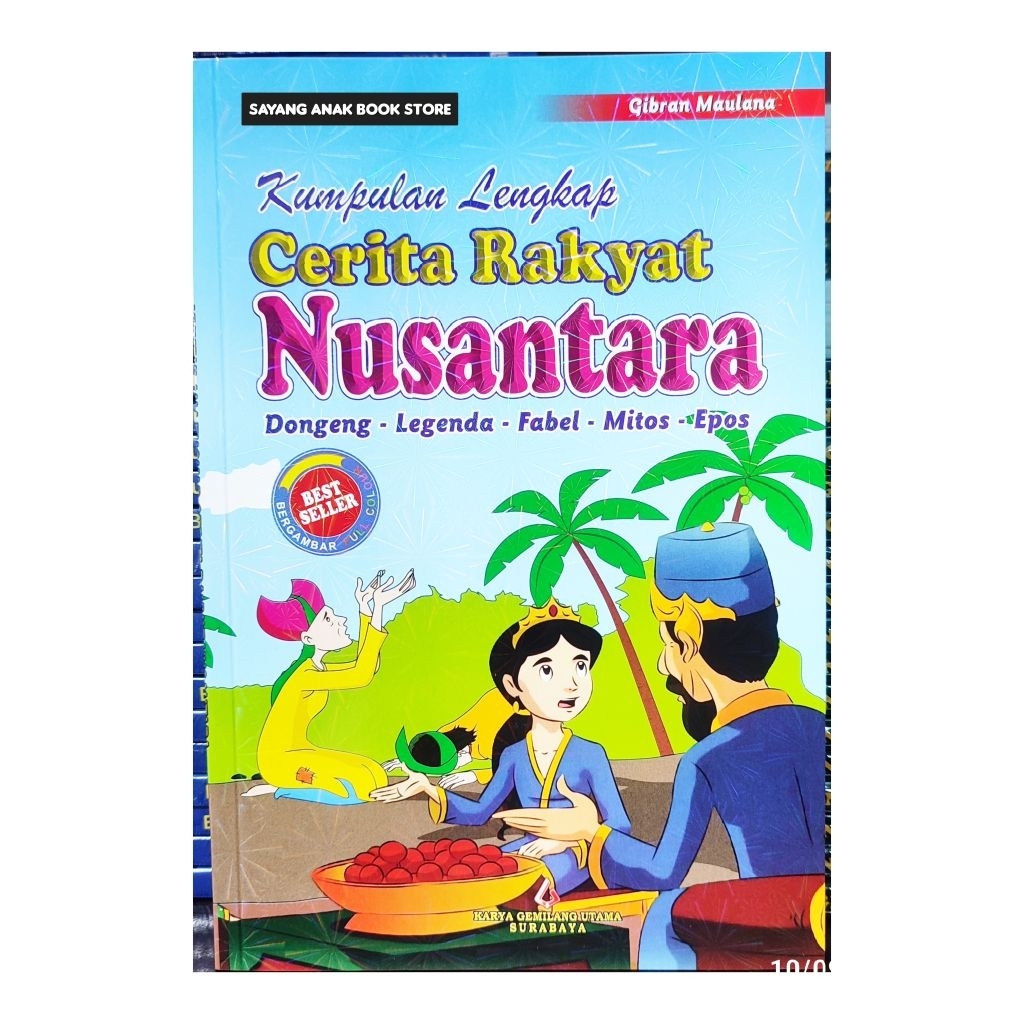 Jual Buku Kumpulan Lengkap Cerita Rakyat Nusantara (Dongeng,Mitos ...