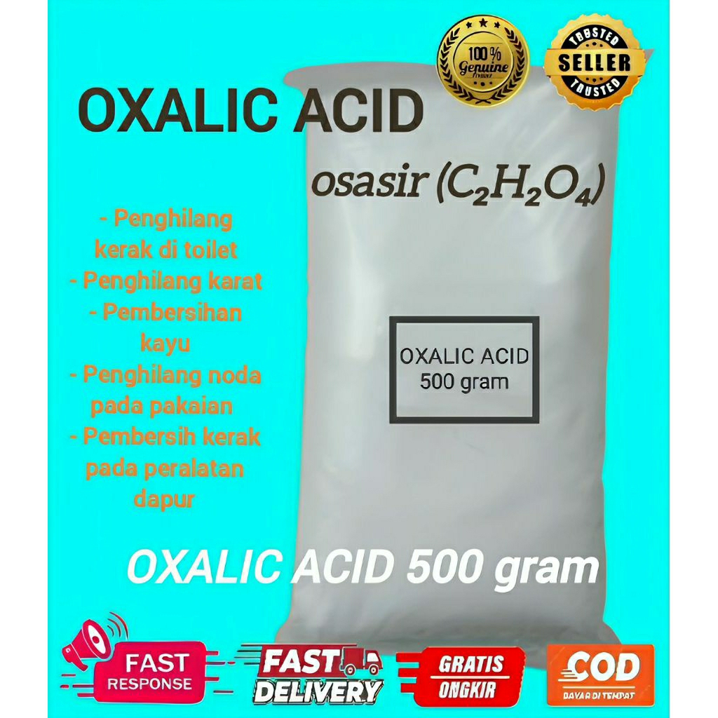 Jual Oxalic acid asam oksalat osasir 1/2 kg 500 gram | Shopee Indonesia