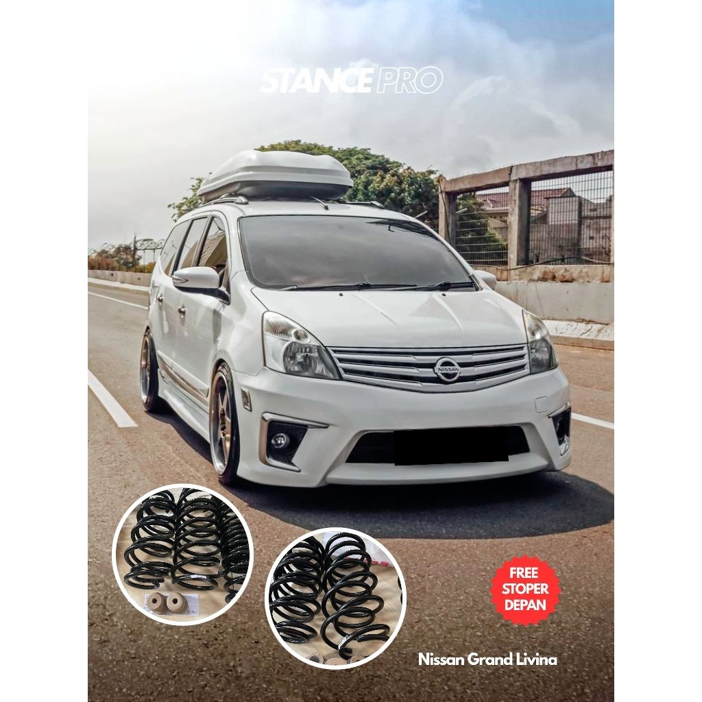 Jual Per Ceper Loweringkit Nissan Grand Livina 2007-2019 Per Custom ...