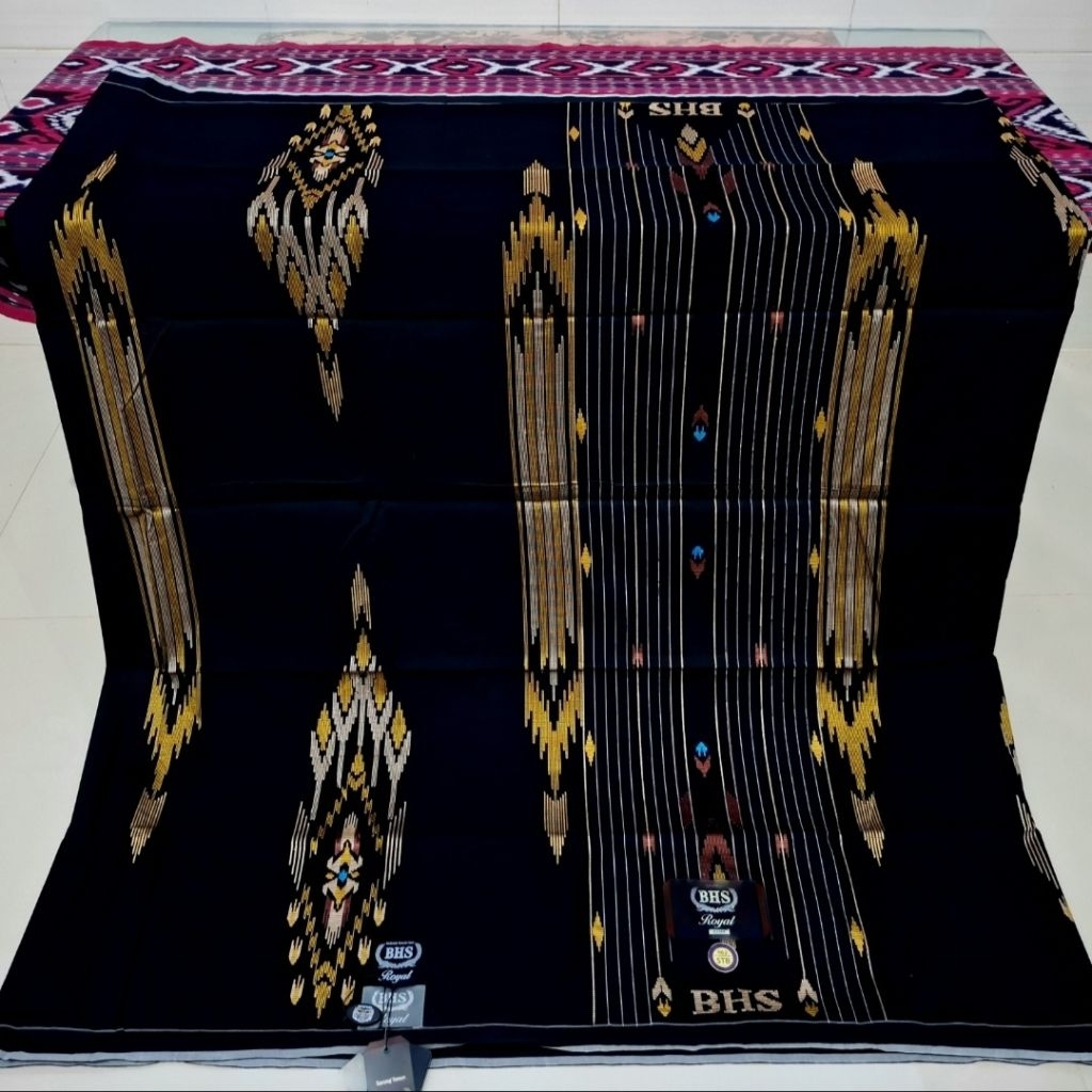 Jual Sarung BHS Royal STB Silver Hitam Kombinasi Emas Premium ...