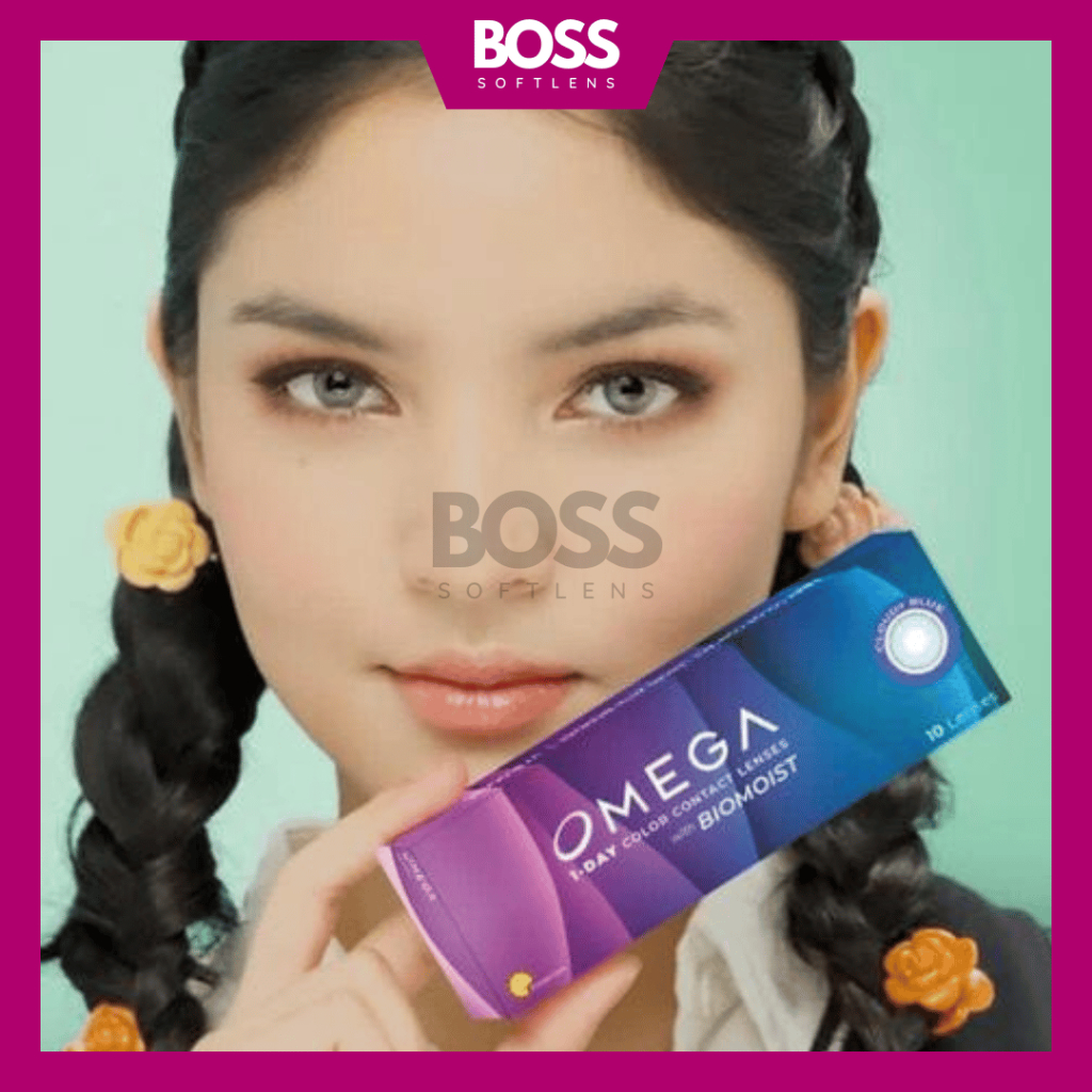 Jual SOFTLENS PREMIUM OMEGA 1 DAY COLOR NORMAL & MINUS (-0,50 S/D -6,00 ...