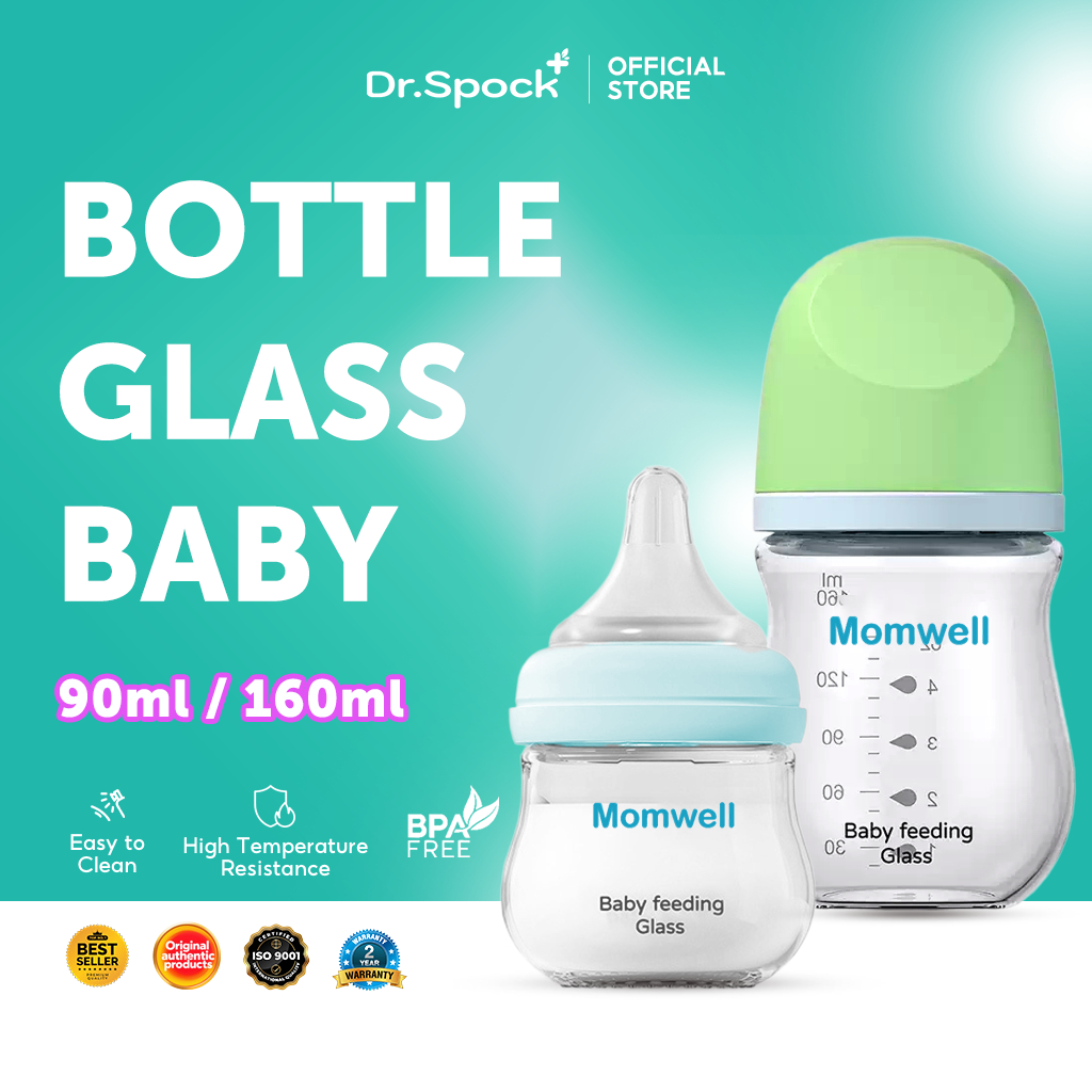 Jual Dr.Spock Botol Bayi Newborn BPA Free / Dot Bayi Botol Susu Kaca ...