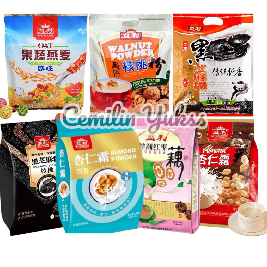 Jual Yili Almond Powder Drink Yili Black Sesame Paste Powder Yili Lotus ...
