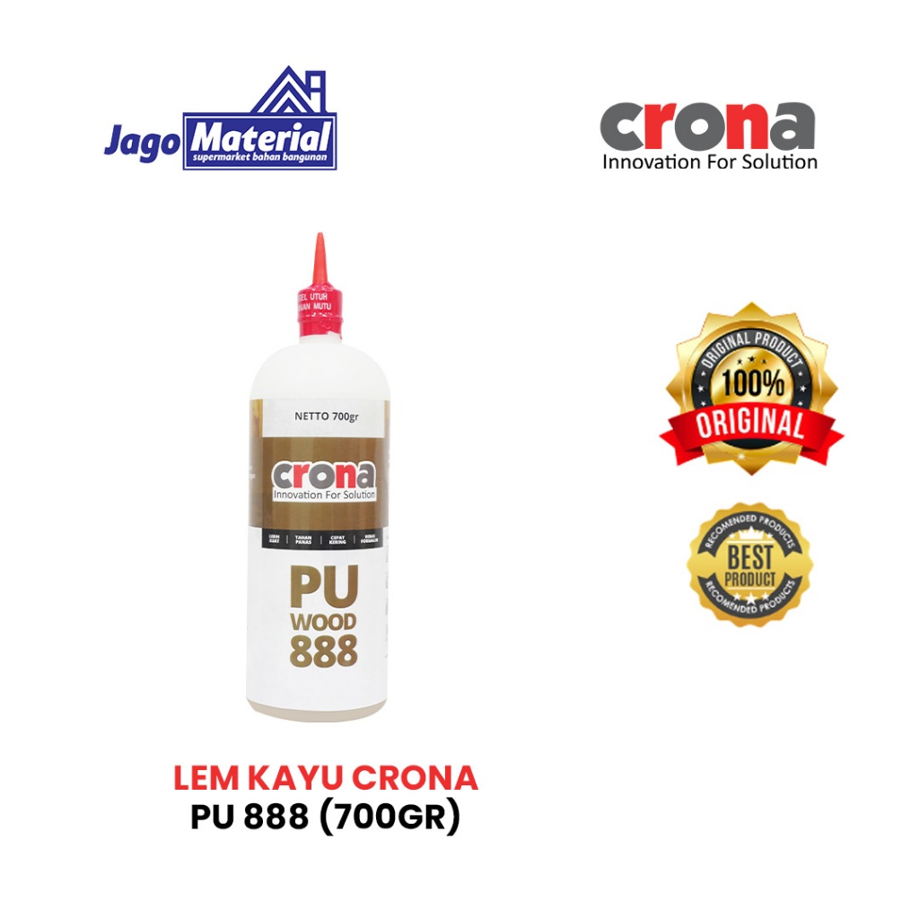 Jual Crona PU Wood 888 700 gr - Lem Kayu - Lem Madu - Lem Busa | Shopee ...