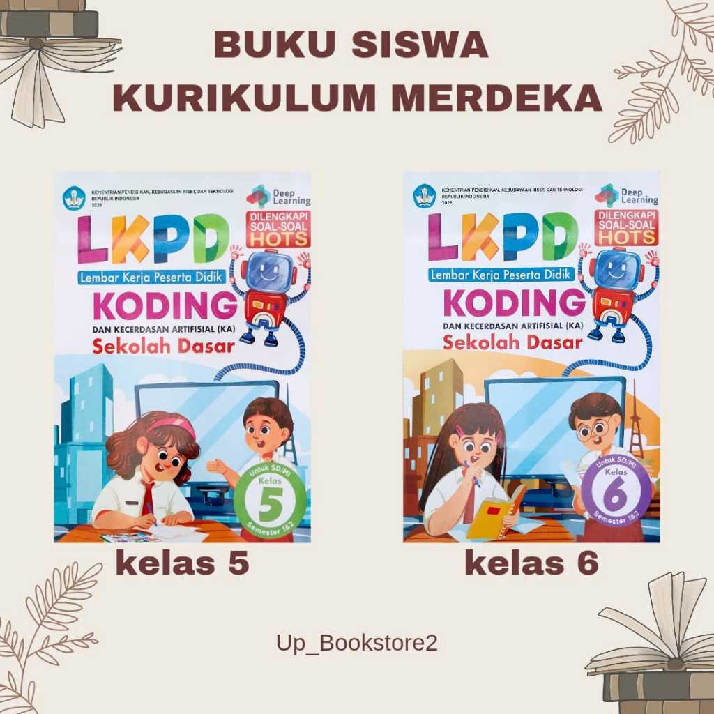 Jual LKPD (LEMBAR KERJA PESERTA DIDIK) KODING DAN KECERDASAN ARTIFISIAL ...