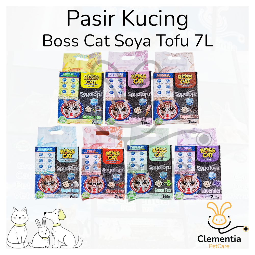 Jual BOSS CAT Tofu/Soya 7L | Pasir Kucing Soya/Tofu Boss Cat 7 Litter ...