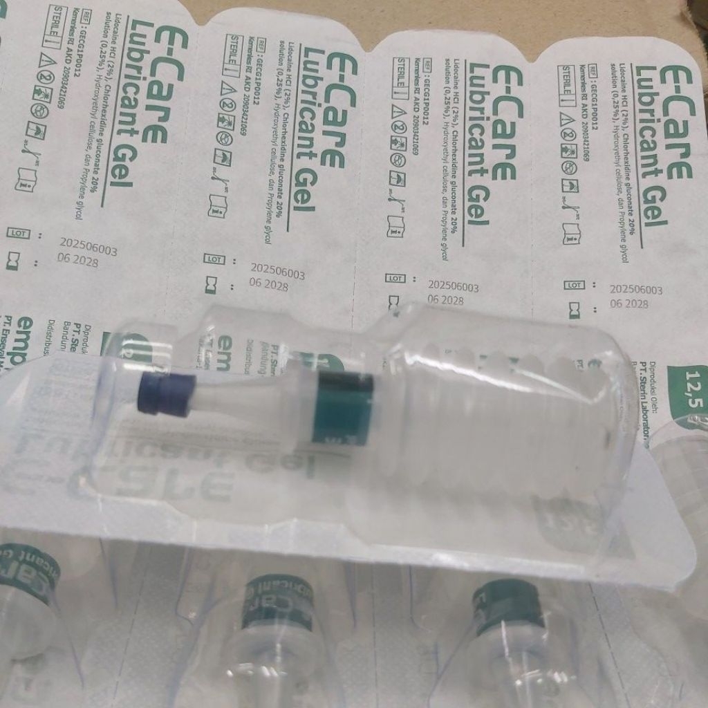 Jual E care lubricant gel 12,5g buat ngt catheter 1Pcs | Shopee Indonesia