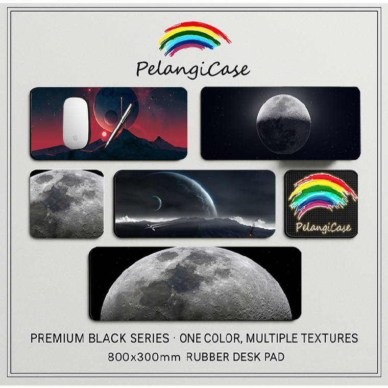 Jual PelangiCase Moon Pattern Mars and Earth Custom Mousepad Anime ...