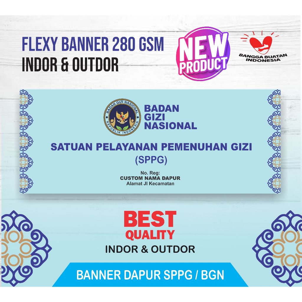 Jual SEPANDUK / BANNER SPPG / STIKER PLANG SPPG / STIKER DAPUR SEHAT ...