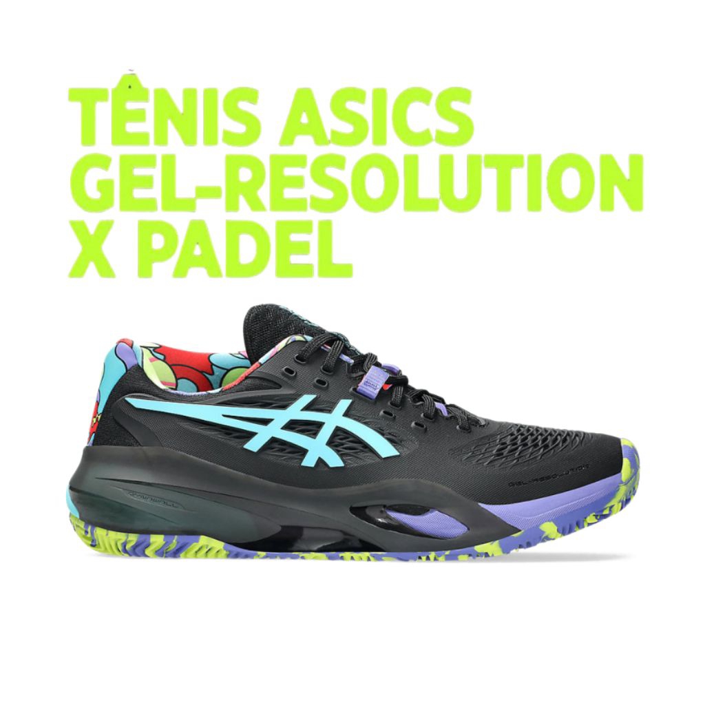 Jual ASICS Gell Resolution X Fadel Black Energy Aqua | Shopee Indonesia