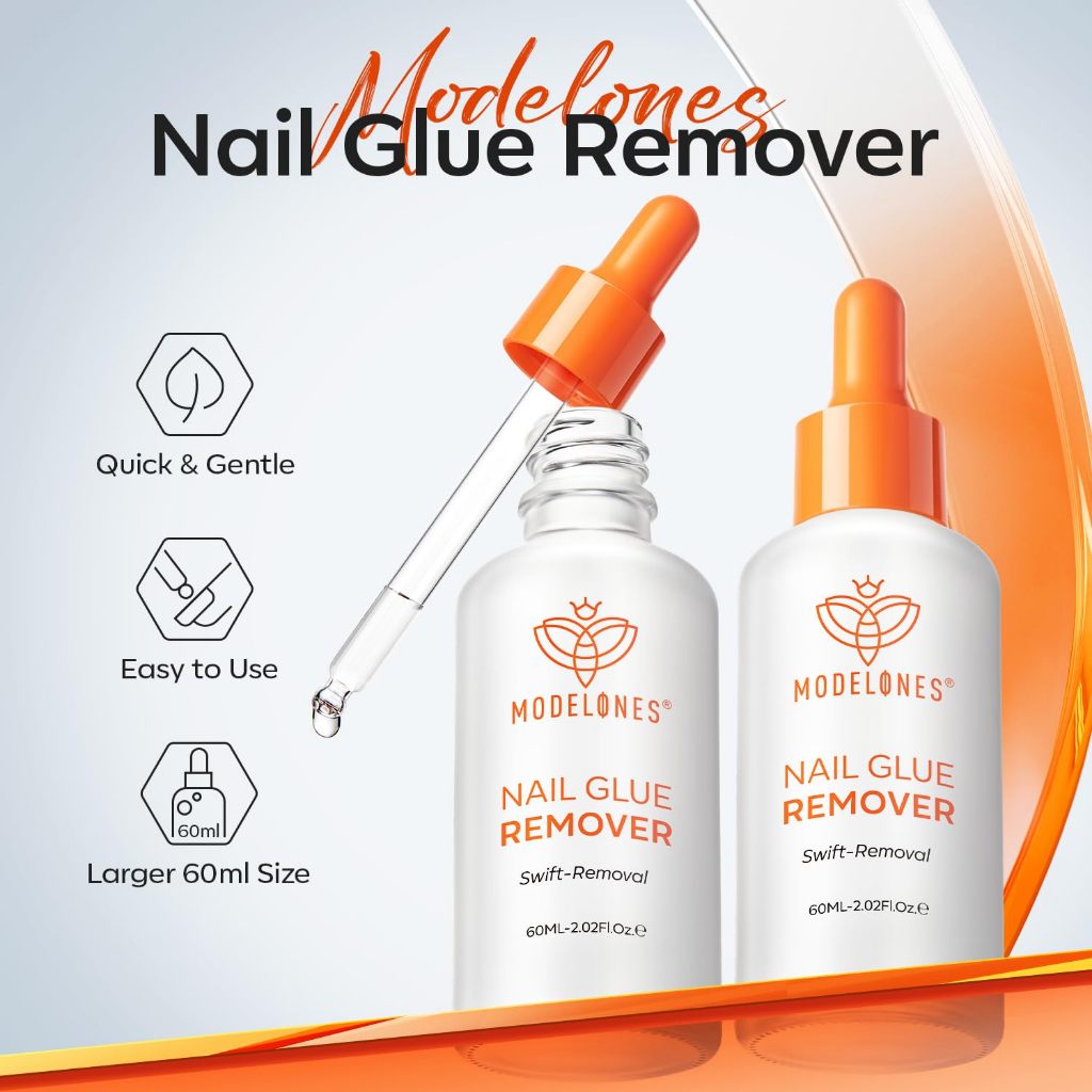 Jual Modelones Nail Glue Remover for Press On Nails, 56 ml Press On ...