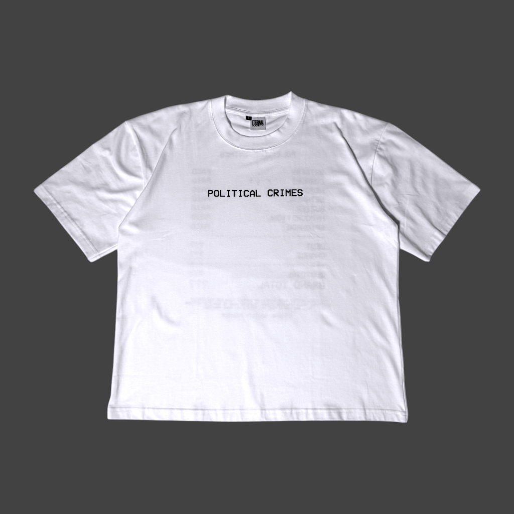 Jual ETERNAL SOCIETY - Oversized Boxy Political Crime | Shopee Indonesia