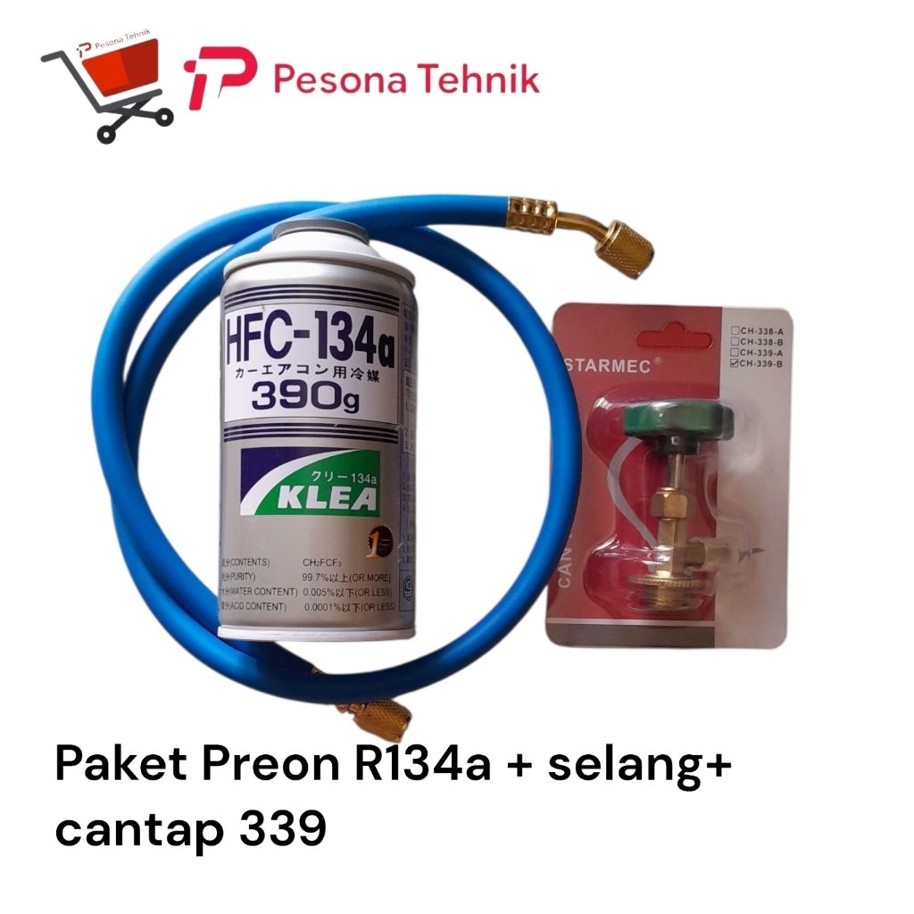 Jual Paket Preon AC Kulkas R134 Klea gold + selang & Cantap 339 ...