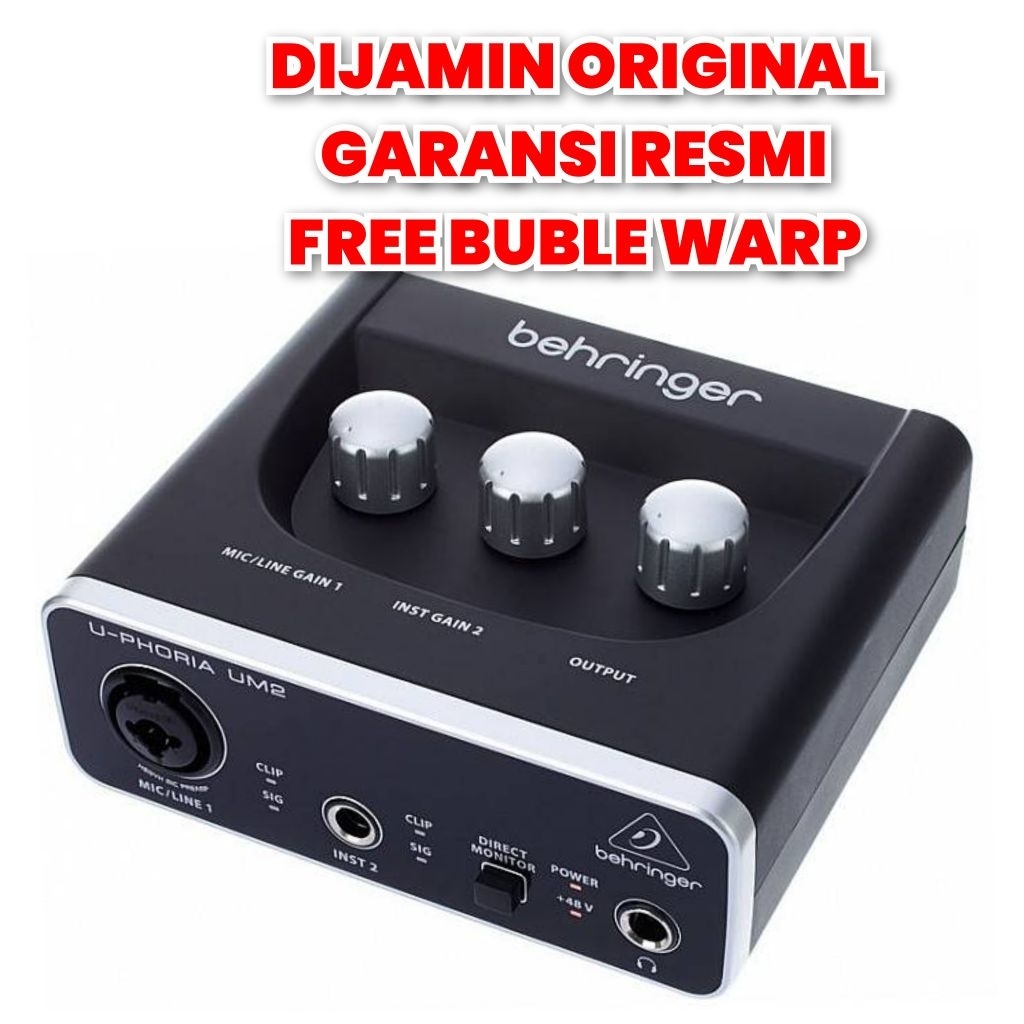 Jual SOUNDCARD BEHRINGER UM2 AUDIO INTERFACE BEHRINGER UM 2 BEHRINGER U ...