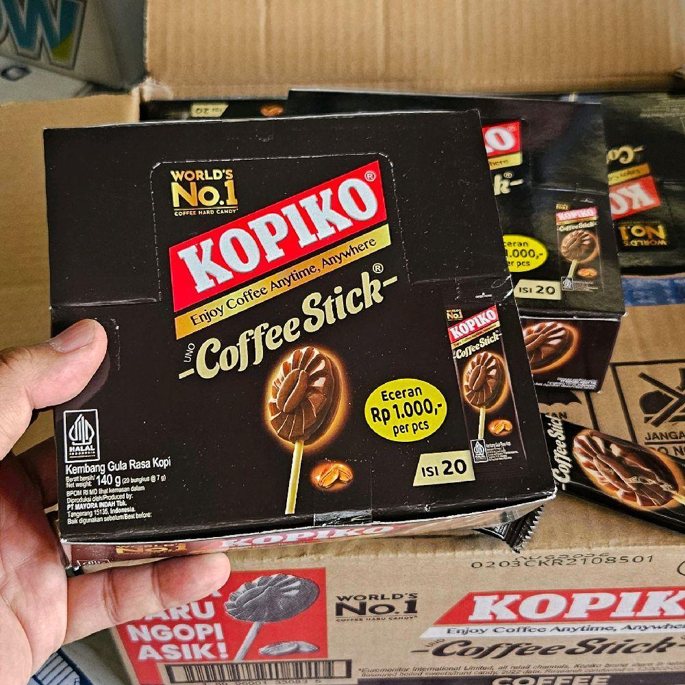 Jual ED 08.26 BOX 140GR - PERMEN KOPIKO STICK 1BOX ISI 20 PCS / PERMEN ...
