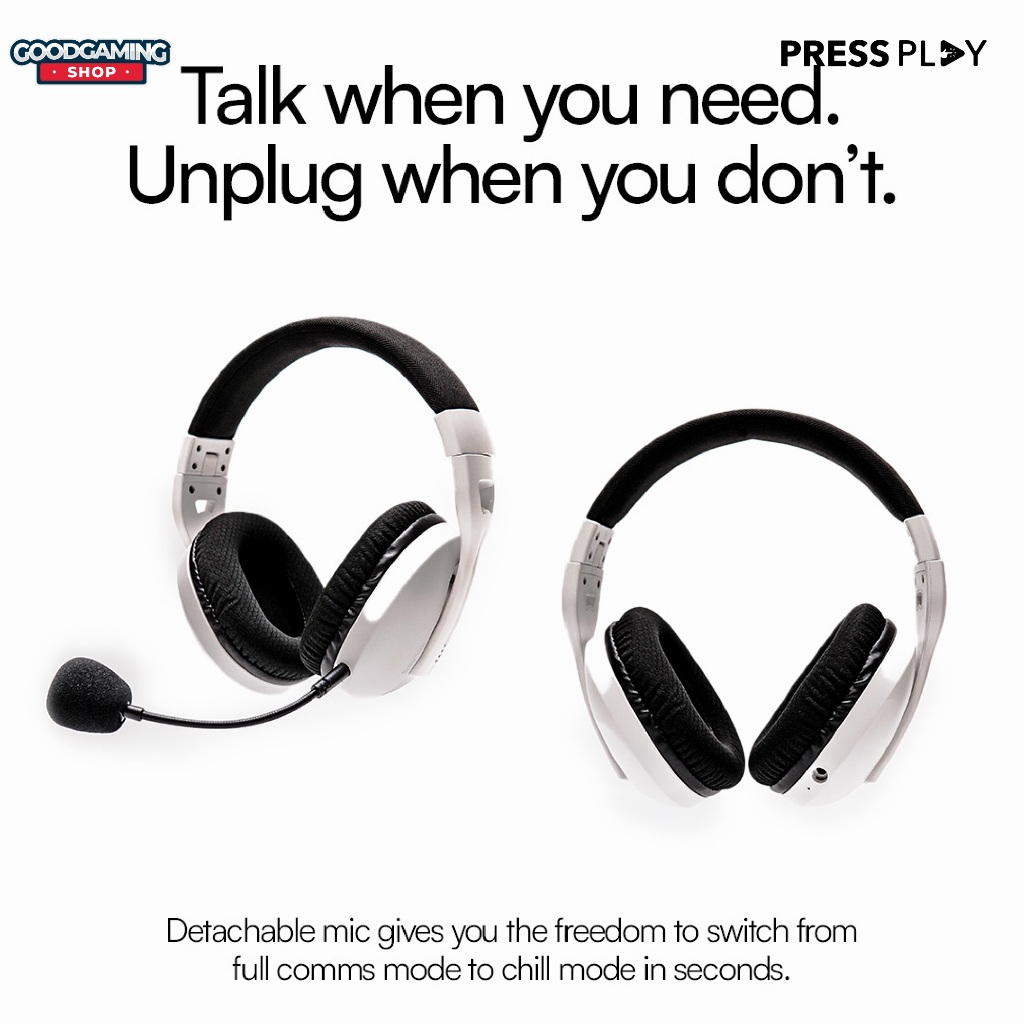 Jual Press Play POLARIS Quad-Mode Gaming Headphones with Mic Low ...