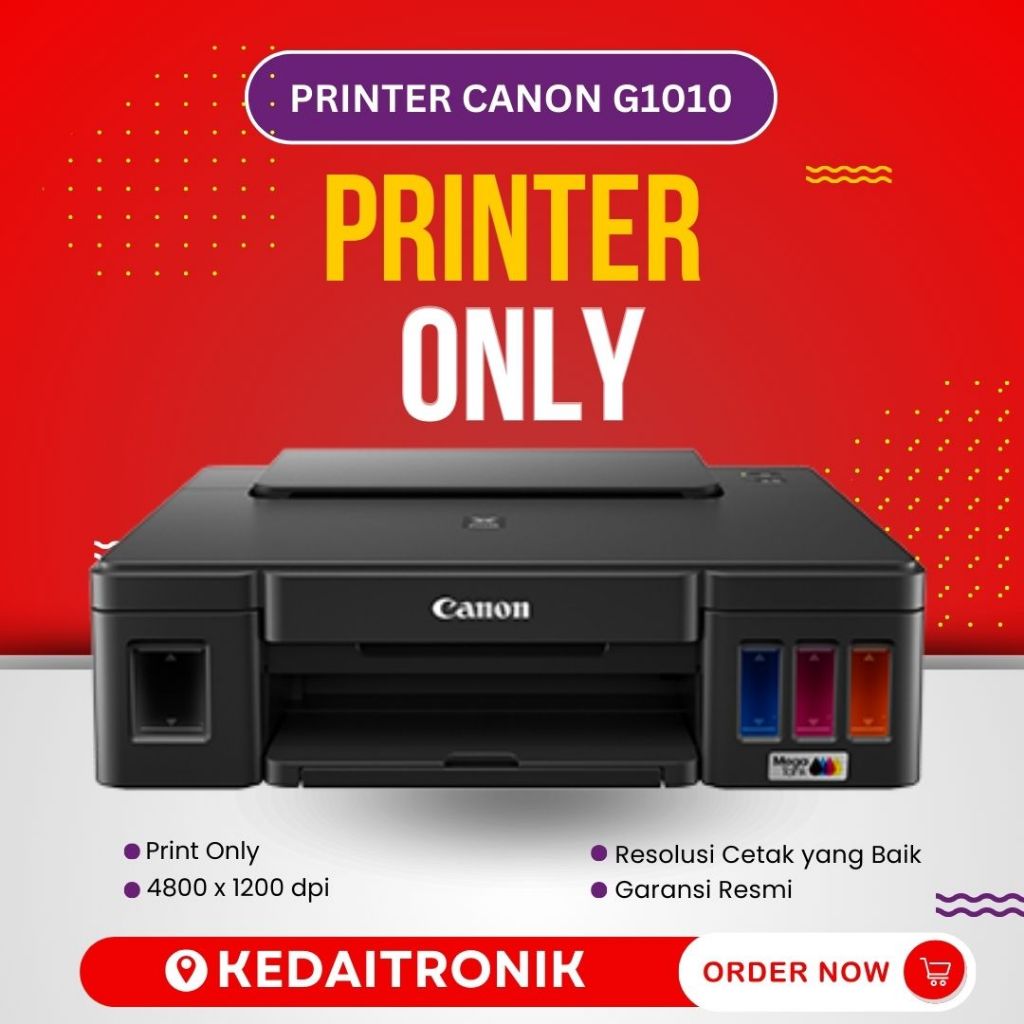 Jual Printer Canon Pixma G1010 Ink Tank Print Only Original G 1010 ...