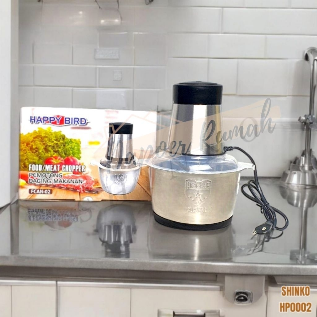 Jual Food Chopper Stainles 2L / Meat Grinder Food Processor ...