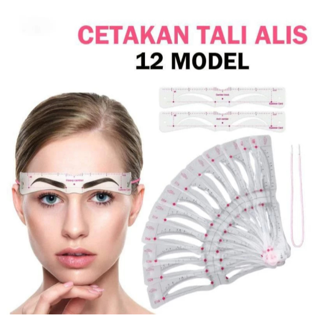 Jual CETAKAN ALIS 12 VARIAN MODEL DILENGKAPI TALI SANGAT PRAKTIS UNTUK ...