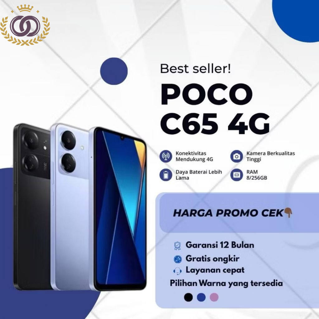 Jual HP POCO C65 NFC RAM 8/256 GB & RAM 6/128 GB FULSET BERGARANSI ...