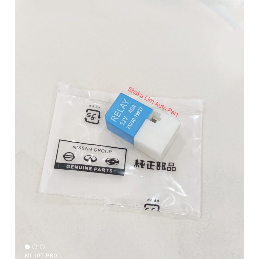 Jual Relay Rilay Biru Kaki 4 12V All Nissan Xtrail Livina Datsun Juke ...