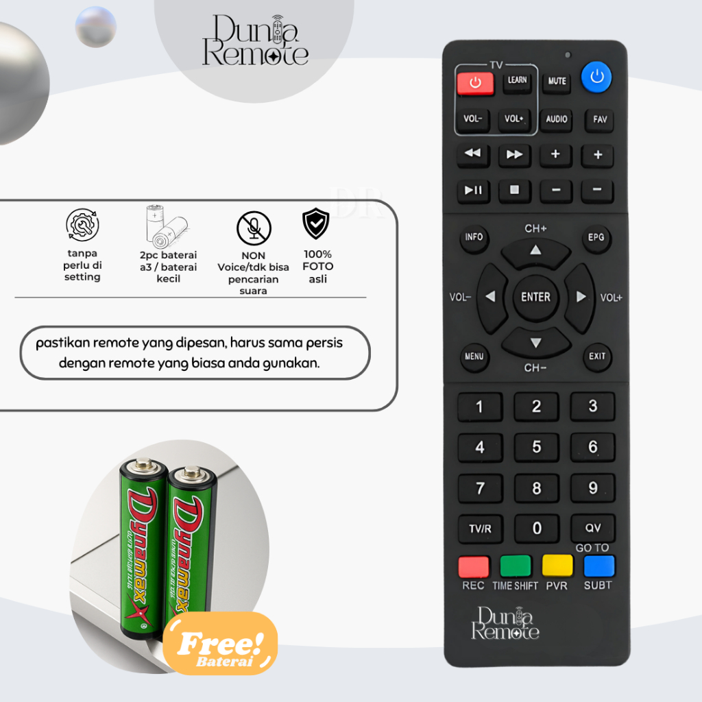 Jual Remote Set Top Box Polytron PDV 600 T2 POLY-105 STB DVB T2 PDV 500 ...