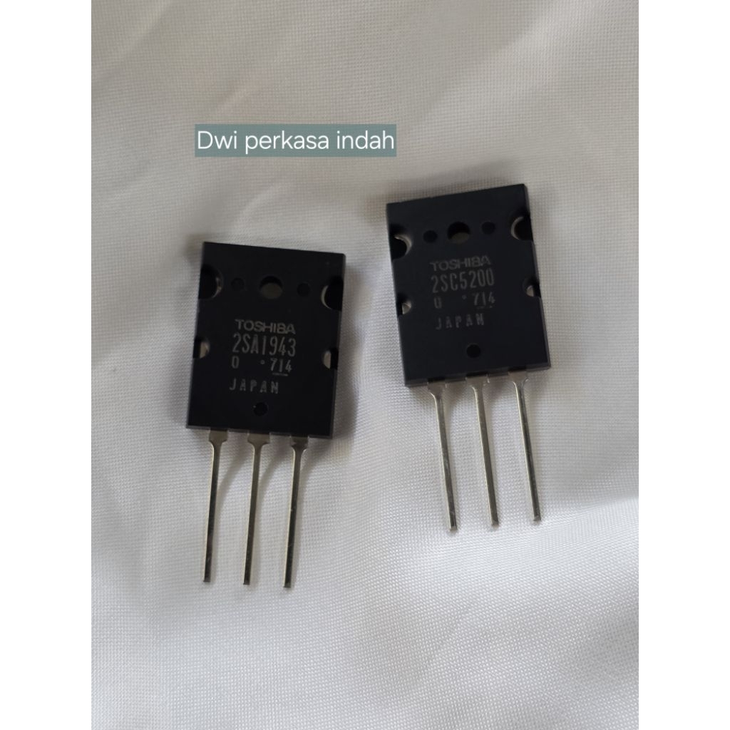 Jual Transistor A1943 C5200 IC 2SA1943 2SC5200 Toshiba Lot 714 Original | Shopee Indonesia