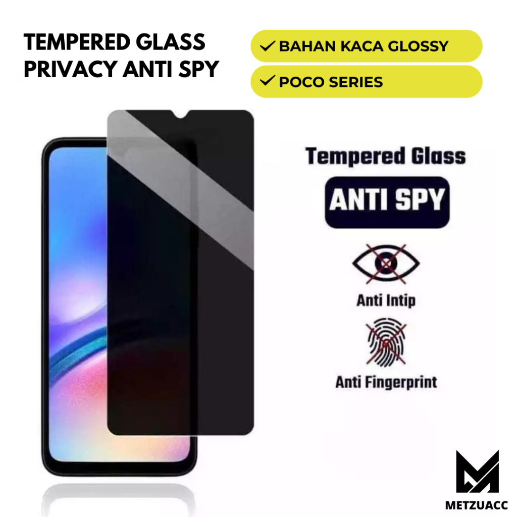 Jual Tempered Glass Full Cover Kaca Spy POCO C3 C31 F2 F3 X3 GT X4 X5 ...
