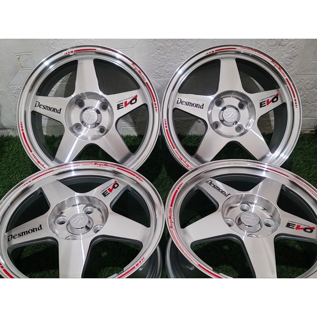 Jual Velg mobil Evo regamaster R15 ( baru ) full polish | Shopee Indonesia