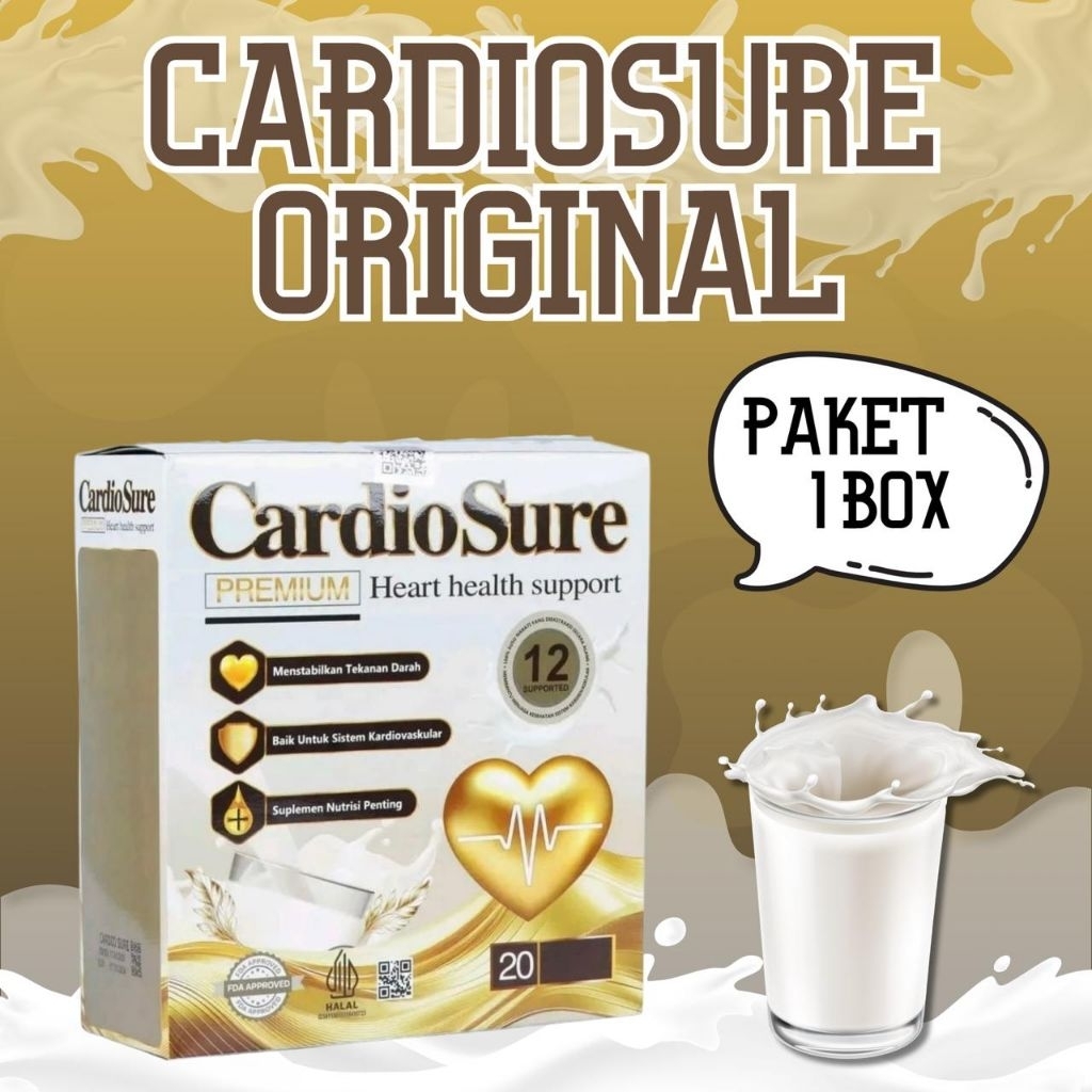 Jual CARDIOSURE ASLI ORIGINAL OBAT HIPERTENSI TEKANAN DARAH TINGGI ...